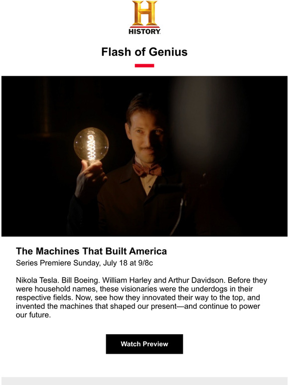 History Channel Shop: Inventing The Machines That Built America | Milled