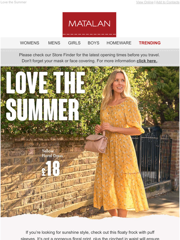 Matalan: As seen in our new TV ad | Milled