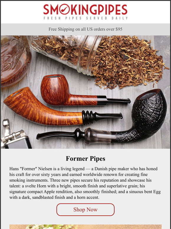 Smokingpipes: New Pipes From The Legendary Hans "Former" Nielsen | Milled