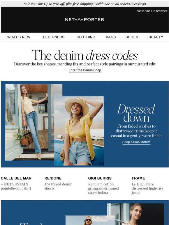 Net-A-Porter: The new denim dress codes | Milled
