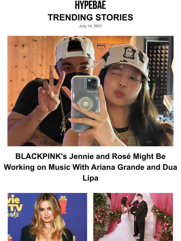 Hypebae: BLACKPINK's Jennie and Ros Might Be Working on Music With ...