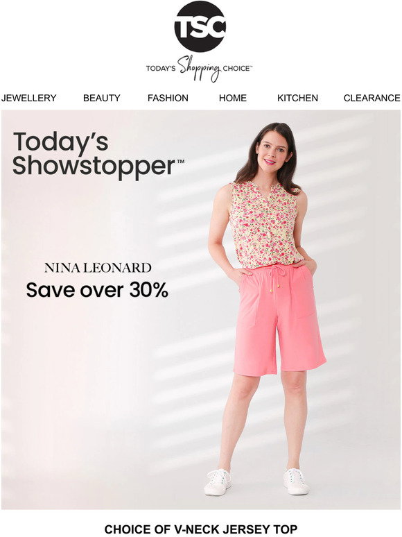 The Shopping Channel: Todays Showstopper - Nina Leonard | Milled