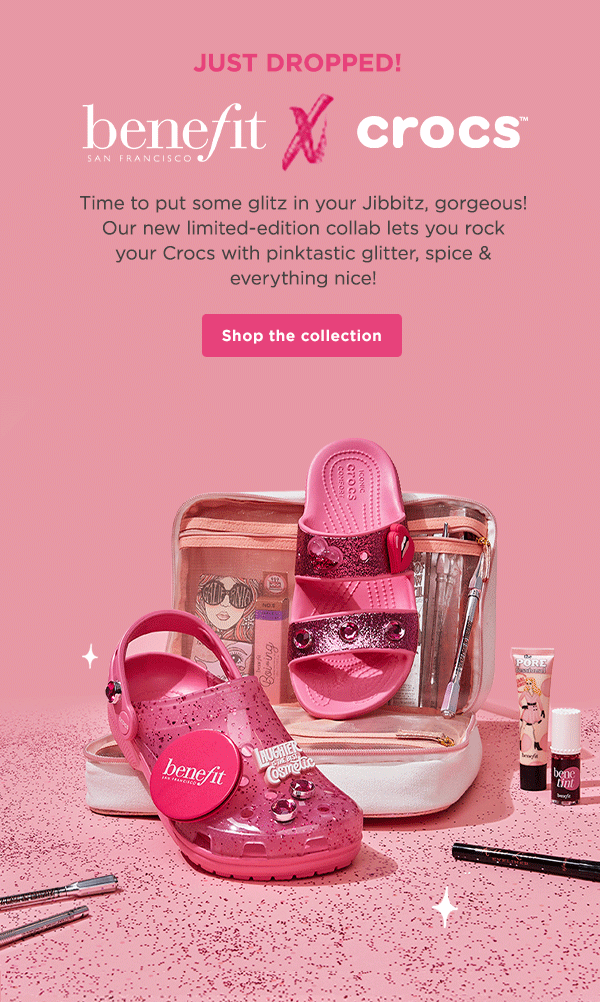 Benefit Cosmetics: NEW! Introducing Benefit x Crocs | Milled