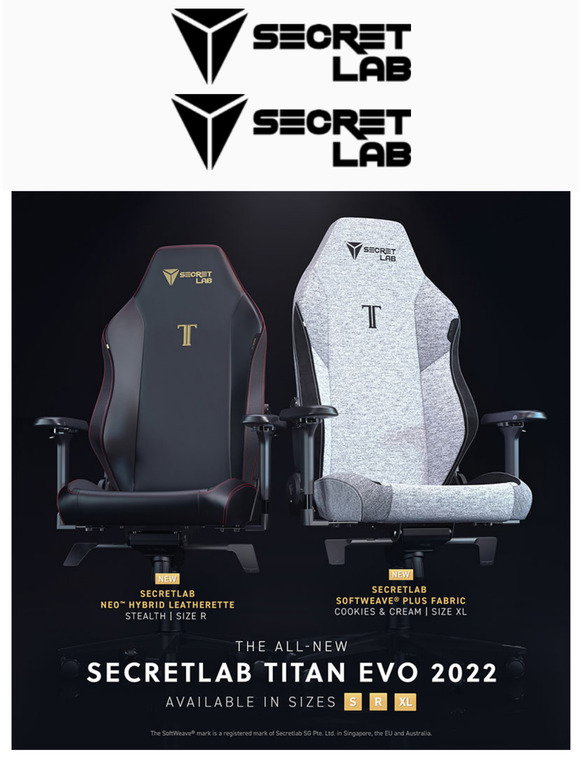 Secretlab: The all-new Secretlab TITAN Evo 2022 is here | Milled