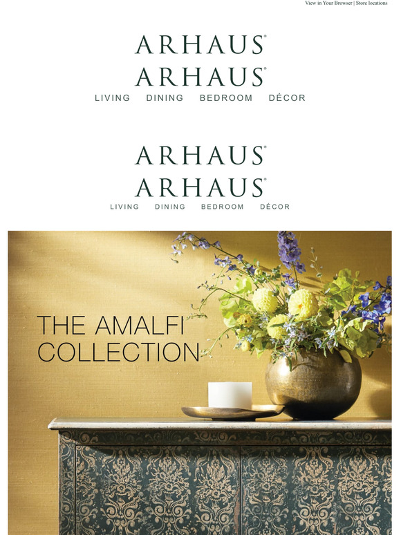 Arhaus: Experience the Amalfi Collection | Milled