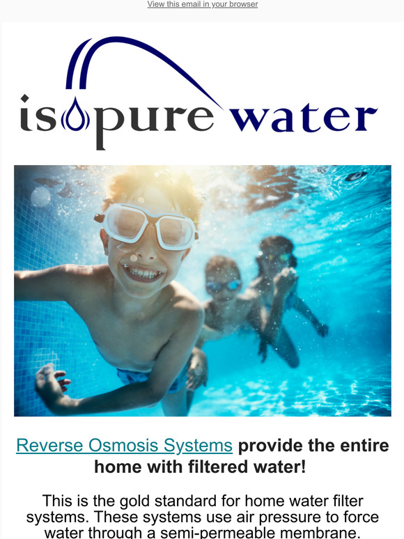 IsoPure Water: Reverse Osmosis Systems & Replacement Membranes | Milled