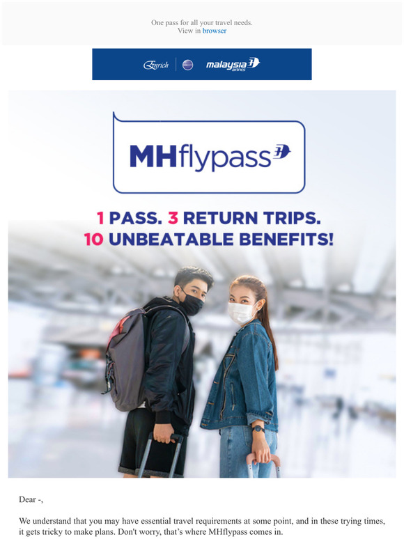Malaysia Airlines: Travelling gets better and easier with MHflypass ...