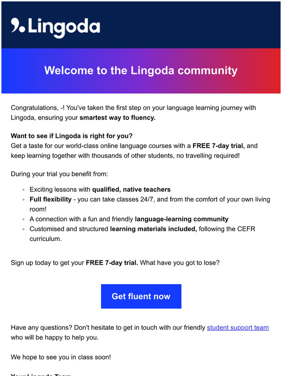 lingoda: Learn from home with a free 7-day trial! | Milled