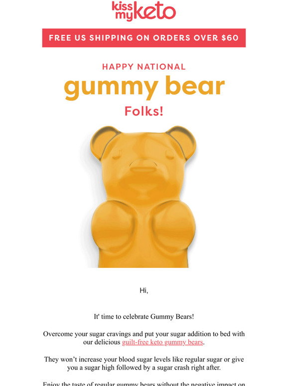 Kiss My Keto: National Gummy Bear Day is HERE! | Milled