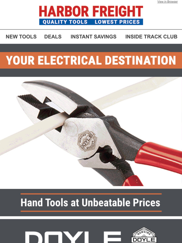 Harbor Freight: Your Electrical Destination | Milled