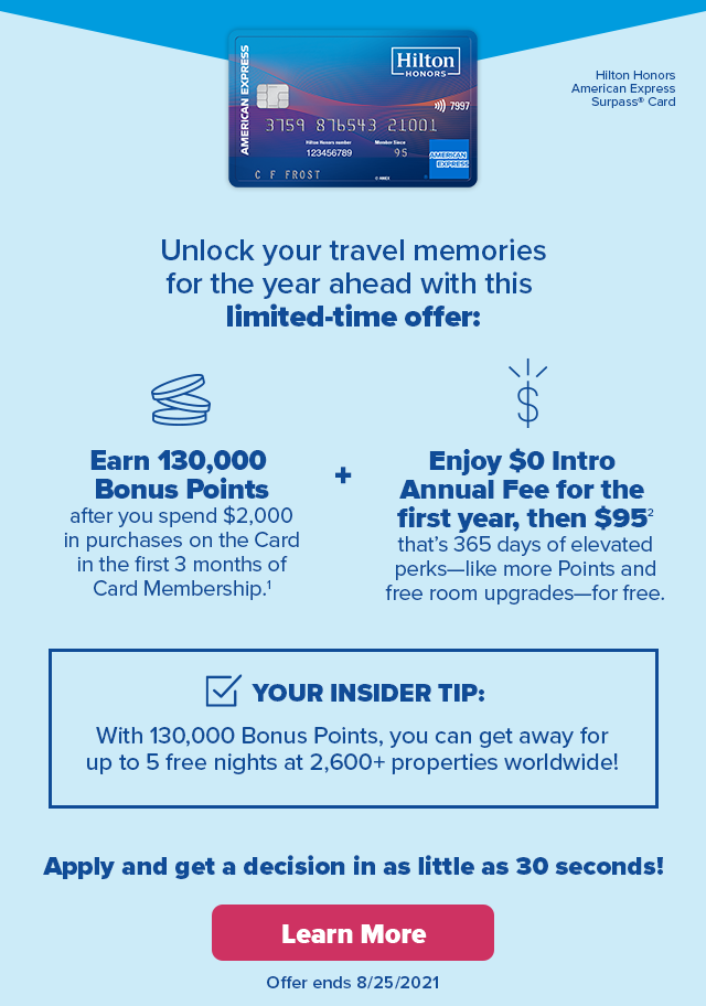 Hilton: Your Limited Time Offer is here, - | Milled