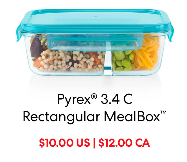 Corningware Corelle & More: NEW IN STORES: Pyrex MealBox | Milled