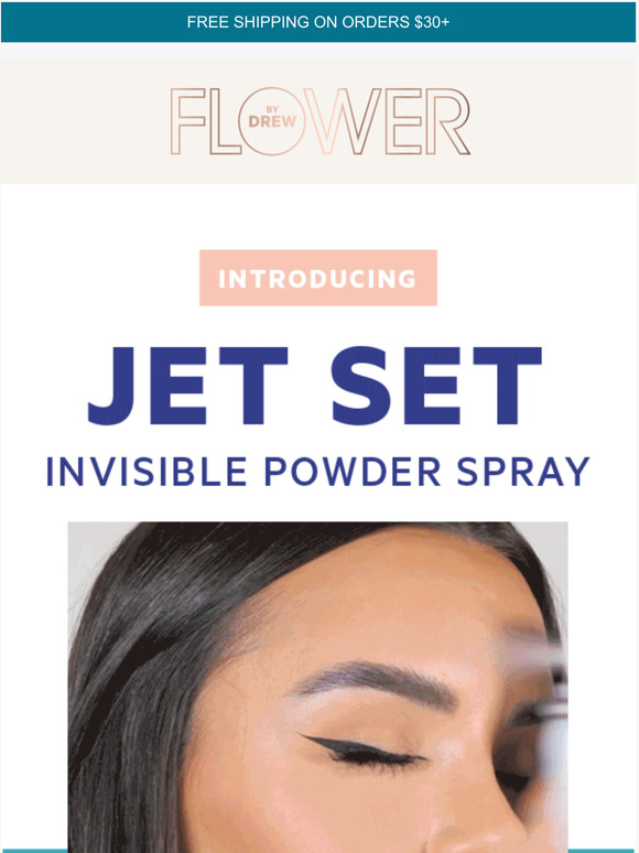 Flower Beauty: Check Out Our NEW Jet Set Spray-On Powder | Milled