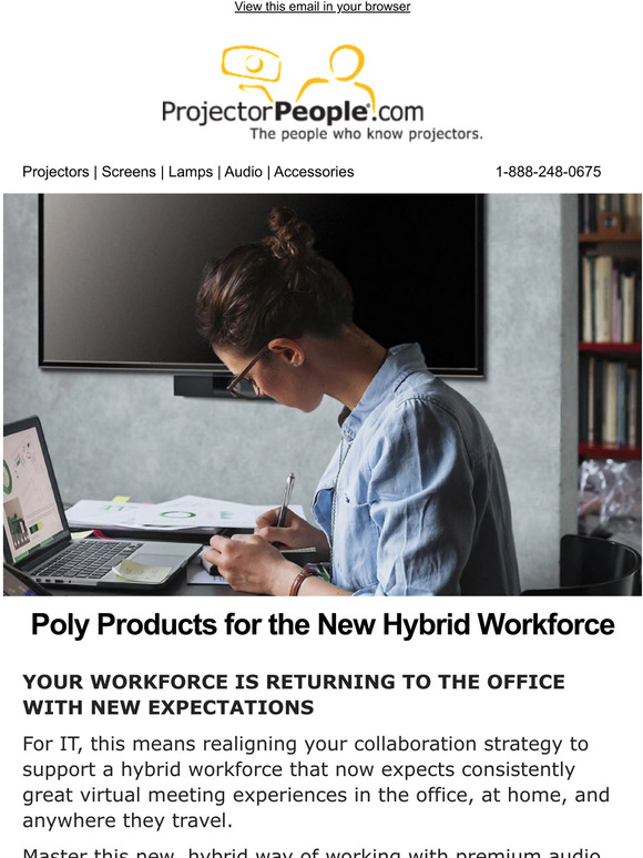 Projector People: Projector People Poly Products for the New Hybrid ...