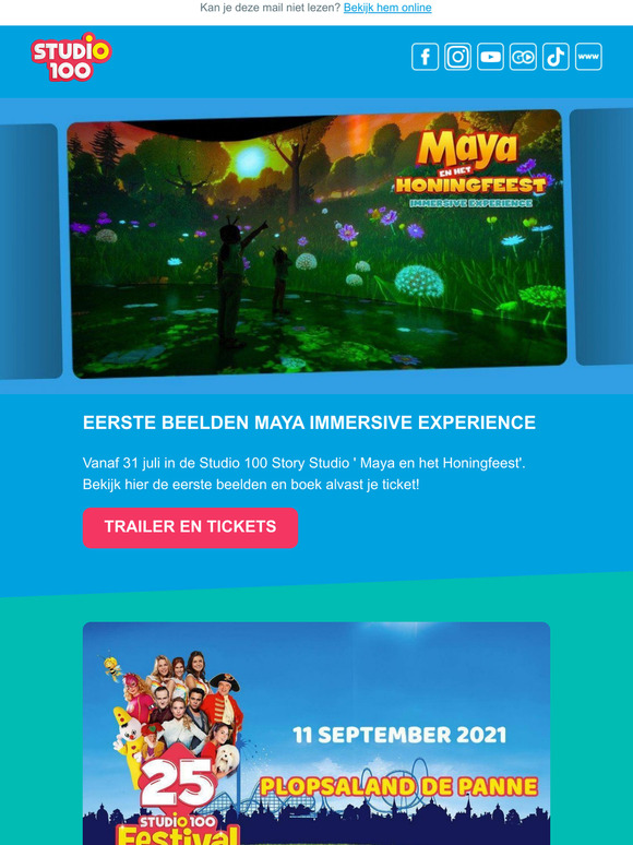 Studio 100: Eerste beelden Maya Immersive Experience WIN een Bumba ...