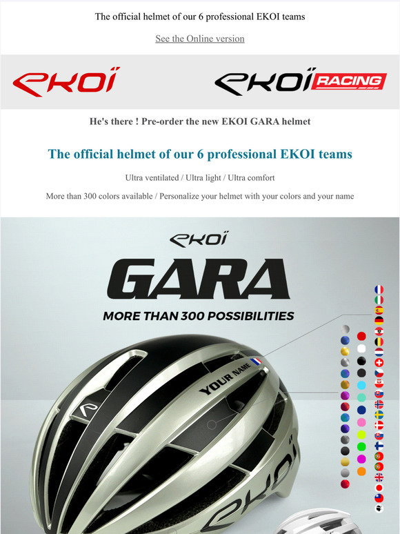 EKOI: He's there ! Pre-order the new EKOI GARA helmet | Milled