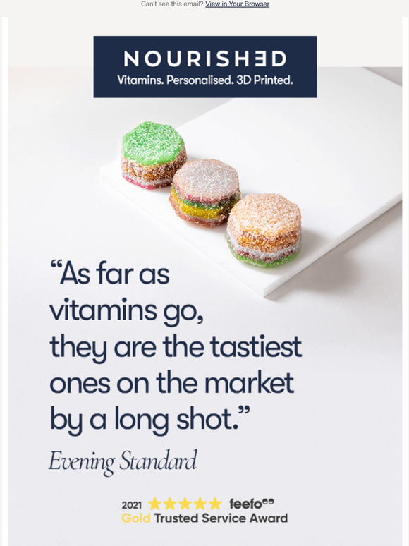 Nourished: 3D printed gummies personalised to your lifestyle and needs ...