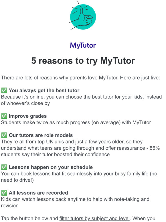 MyTutor: 5 reasons to try MyTutor | Milled