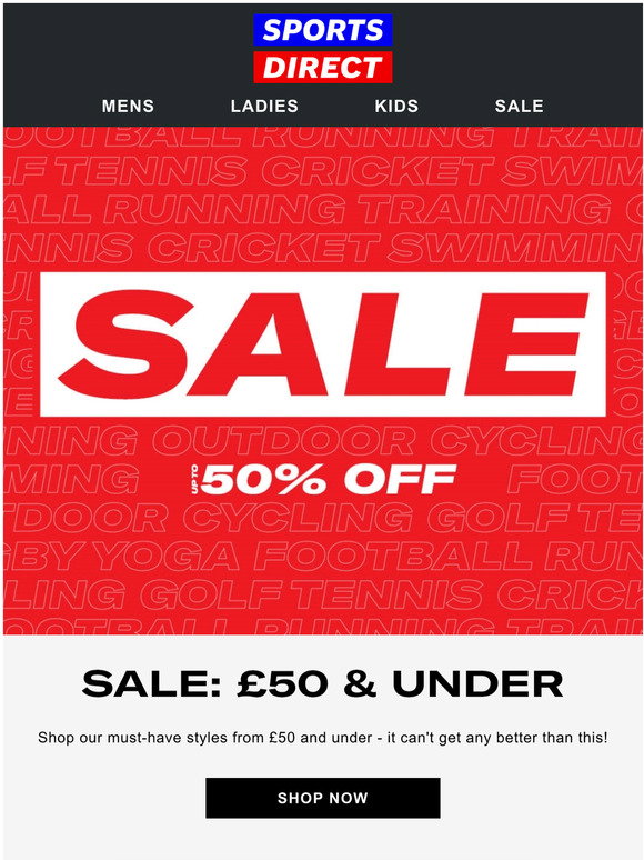 Sports Direct: Sale On A Budget | Milled