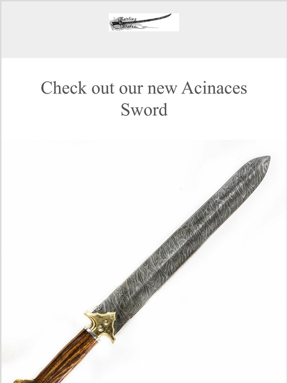 Battling Blades: New Acinaces Sword- Damascus Scythian Sword- Battling ...