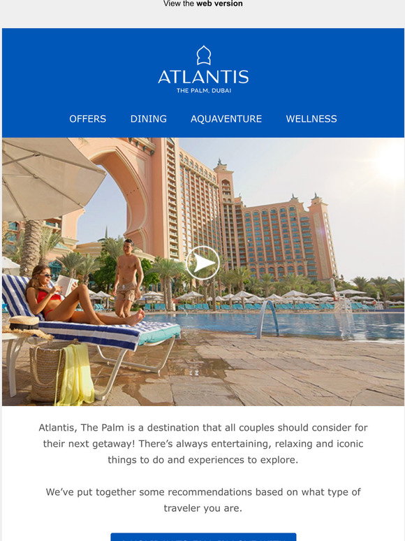 Atlantis, The Palm: What Type Of Couple Traveler Are You? | Milled