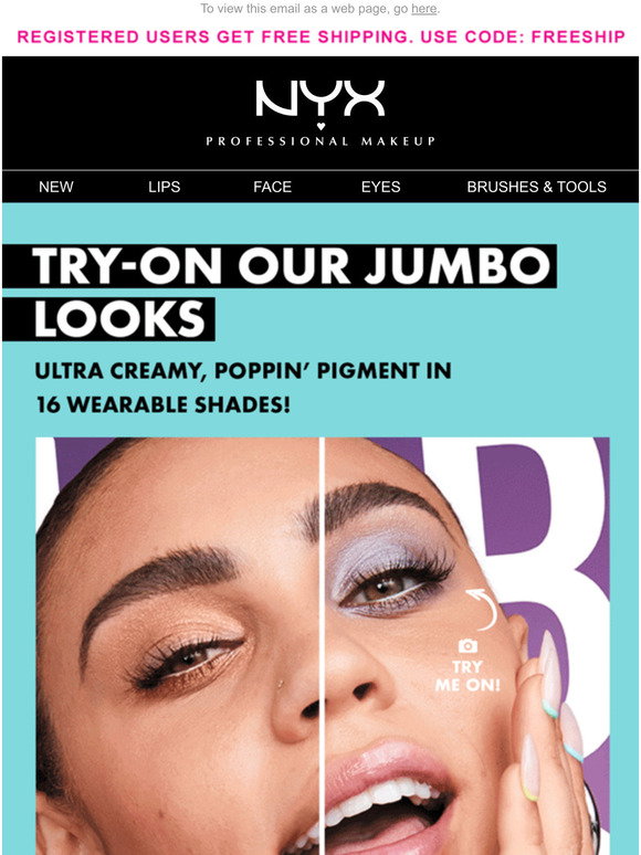 NYX Cosmetics: Try-On These Jumbo Looks | Milled