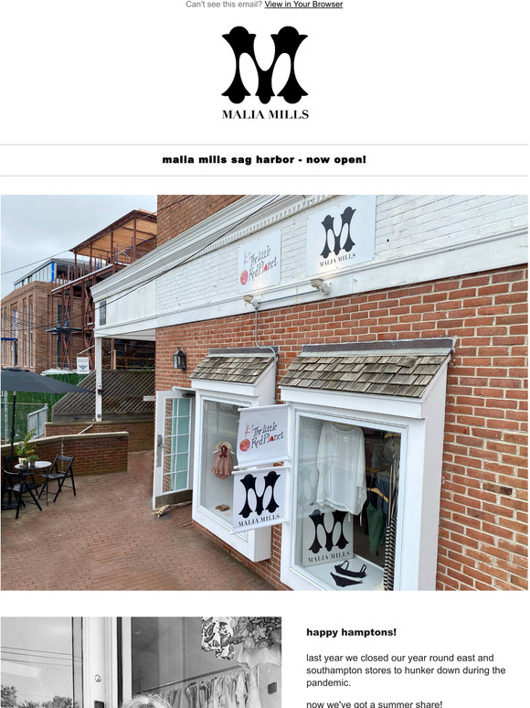 Malia Mills: the ultimate summer share? now OPEN! | Milled