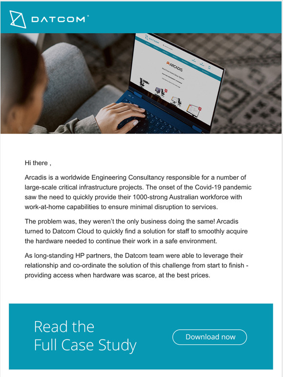 Datcom: 5 steps to quickly + safely transition 1,000 staff to WFH. Read the case study. | Milled