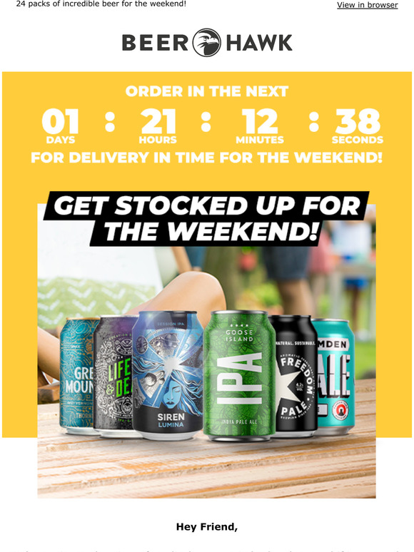 Beer Hawk: Your weekend beers, sorted! | Milled