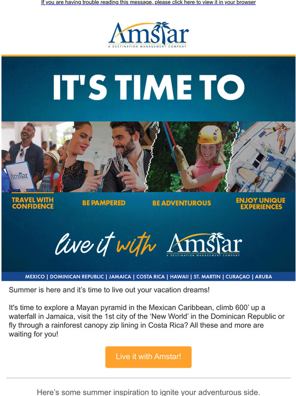 Amstar: Summer is here, It's Time To Live It With Amstar! | Milled