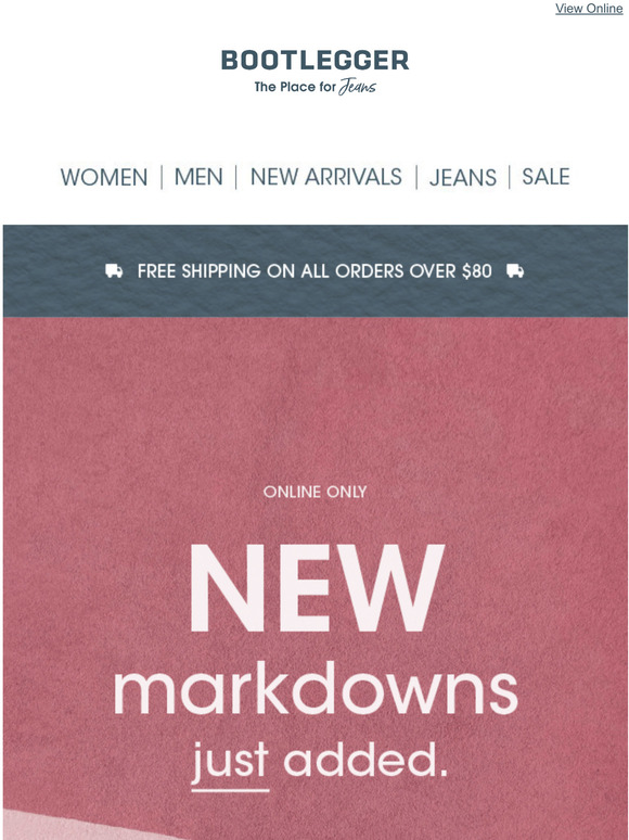 Bootlegger: New & Now - Marked Down styles | Milled