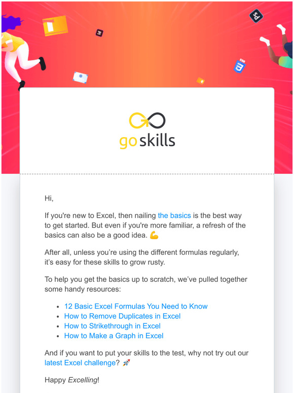 GoSkills: Refresh your Excel skills today | Milled