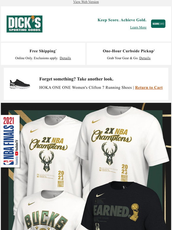 The Sports Authority: The herd hoists the title Shop Milwaukee Bucks ...