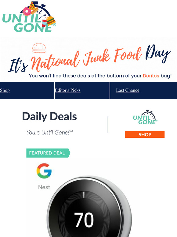 Yugster: Its National Junk Food Day! | Milled