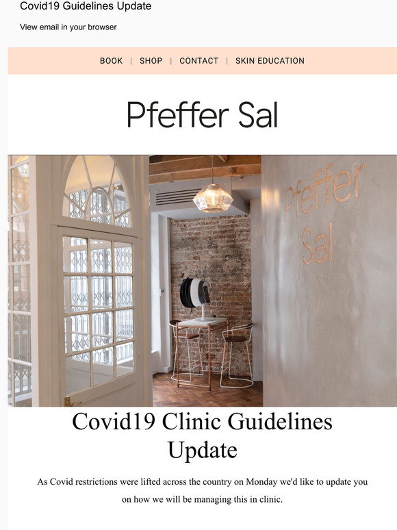 Pfeffer Sal: How we are responding to the new Covid guidelines | Milled