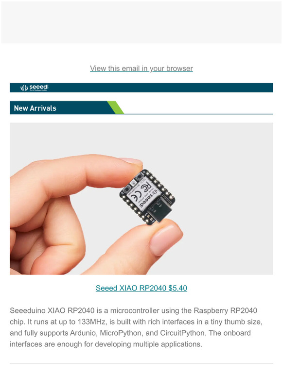 Seeed Studio: Being the first one to get $5.40 Seeed XIAO RP2040! Meet Graphical Programming for ...