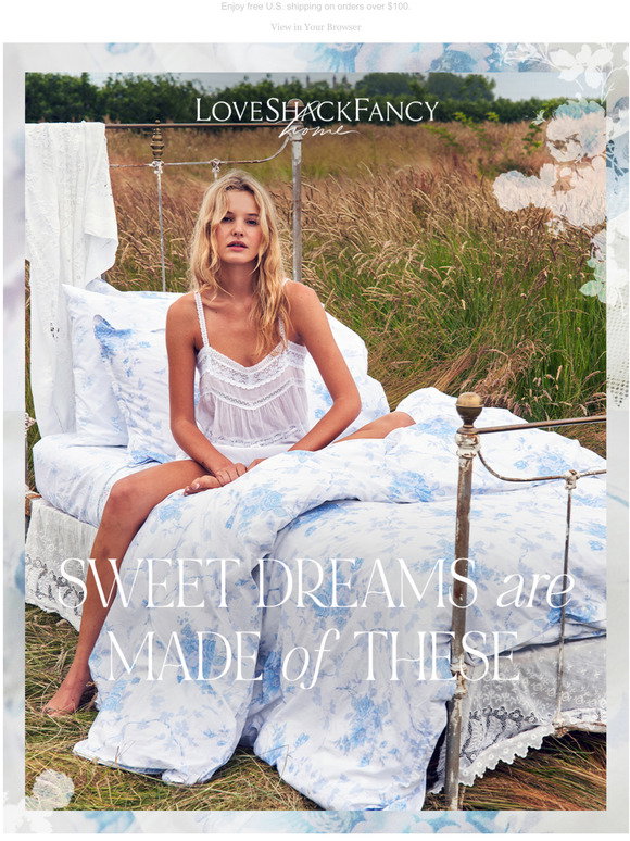 LoveShackFancy: It's Here, Our First Ever Bedding & Wallpaper ...