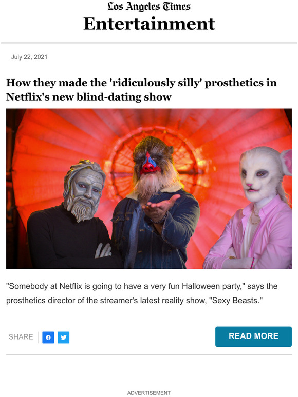 Los Angeles Times: The 'silly' prosthetics in Netflix's 'Sexy Beast ...