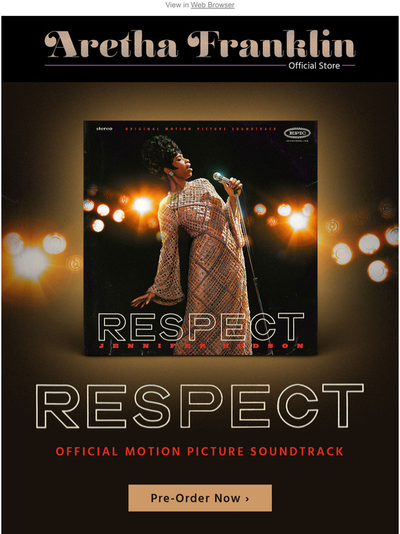 Musictoday: 'RESPECT' Official Motion Picture Soundtrack | Pre-order ...