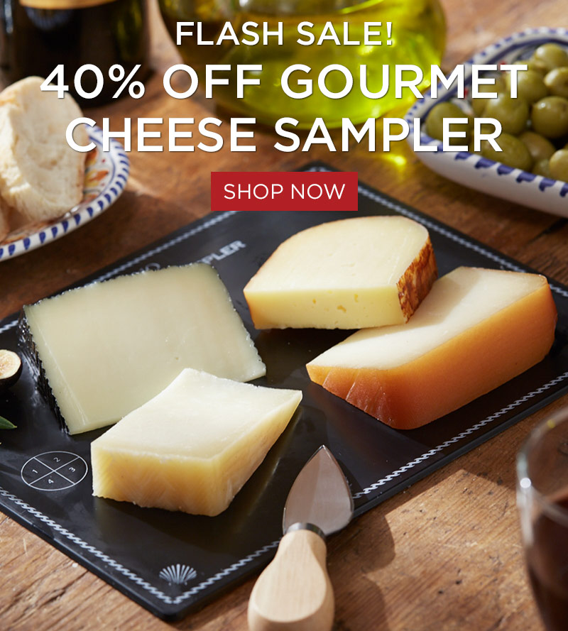 La Tienda: Flash Sale - 40% Off Gourmet Cheese Sampler Board | Milled