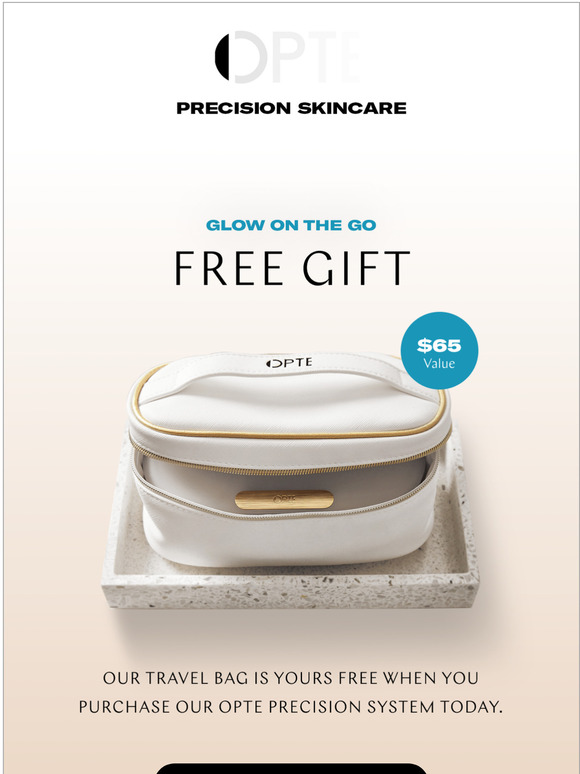 OPTE Skin: Our Gift to You | FREE Travel Bag | Milled