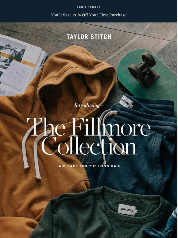 Taylor Stitch: Introducing: The Fillmore Collection | Milled