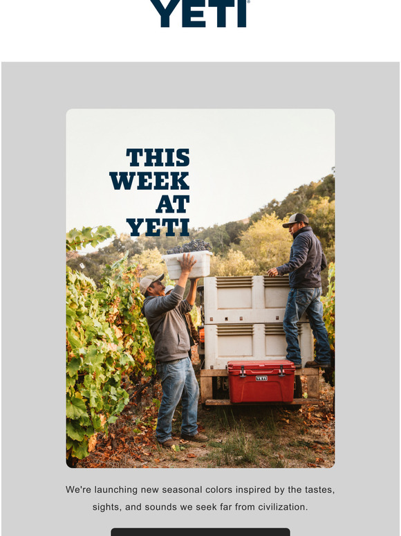 YETI: New Fall 2021 Colors Just Dropped | Milled