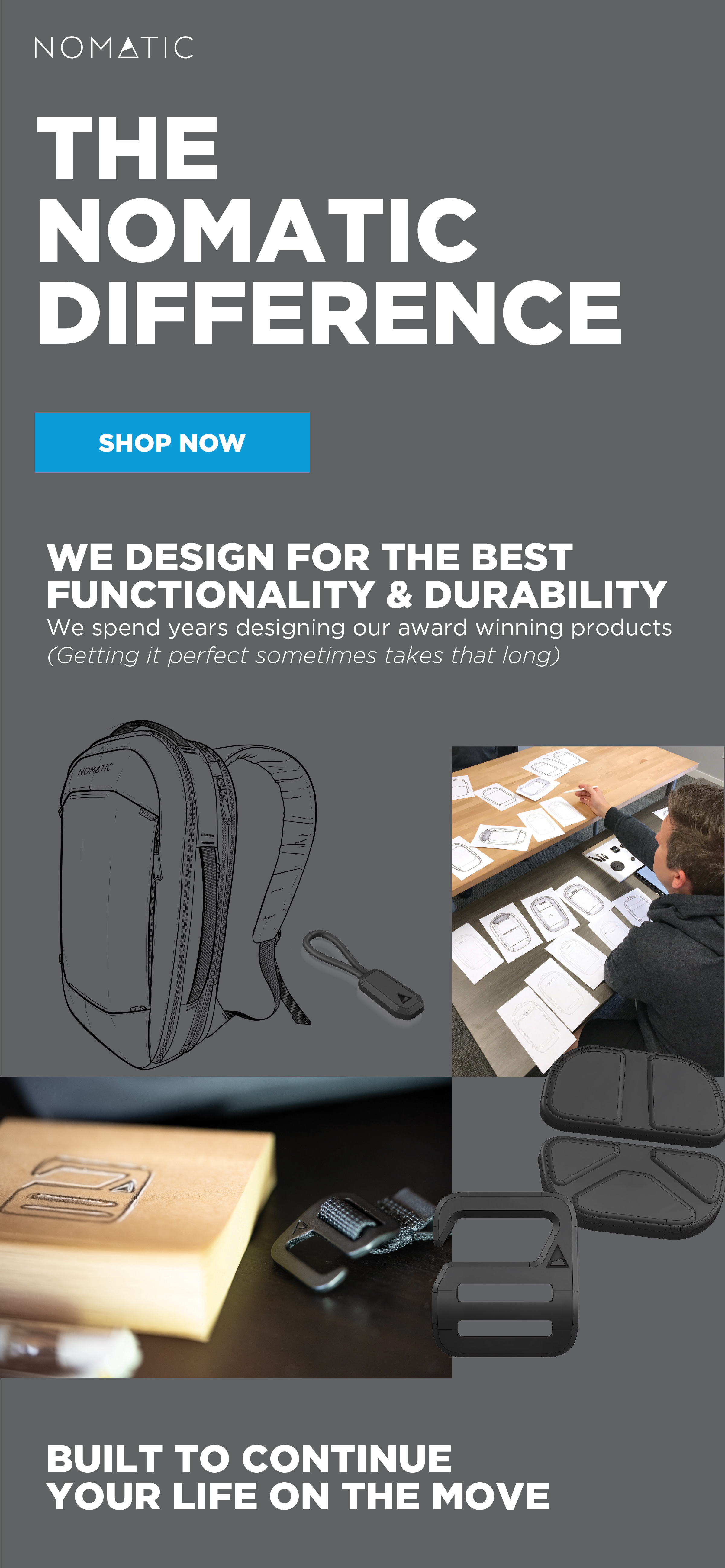 Nomatic: The Nomatic Difference | Milled