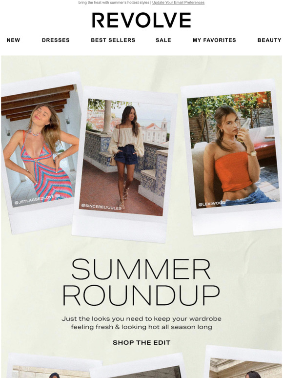 REVOLVE: your wardrobe glow up | Milled