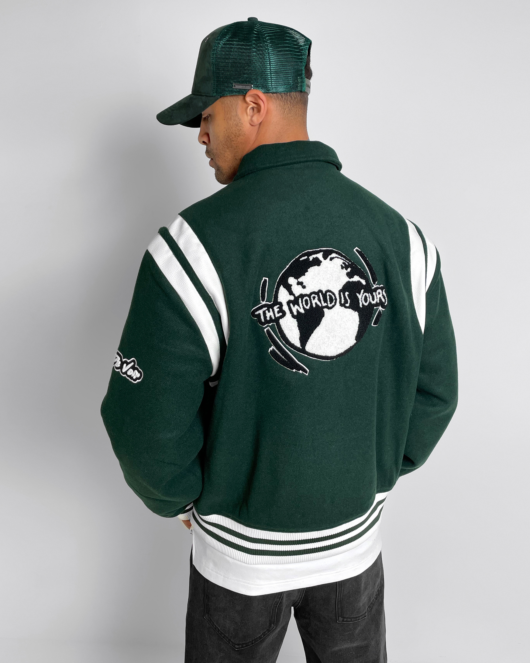Manière De Voir: The World Is Yours Varsity Jacket | Milled