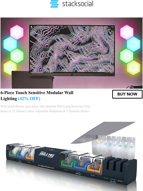 StackSocial: This Unique Modular Wall Lighting Brings Color and Style ...