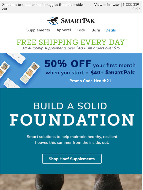 SmartPak Equine: Healthy Hooves = A Solid Foundation | Milled