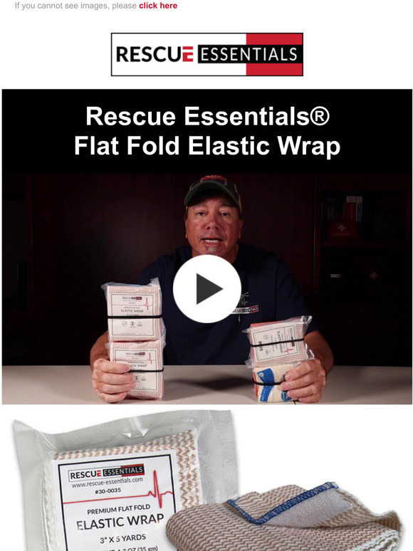 Rescue Essentials: Flat-Folded Bandages Go Wherever You Need Them | Milled