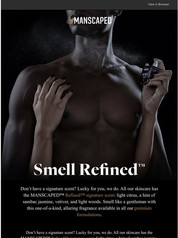 Manscaped: A scent that perfectly complements your grooming routine ...